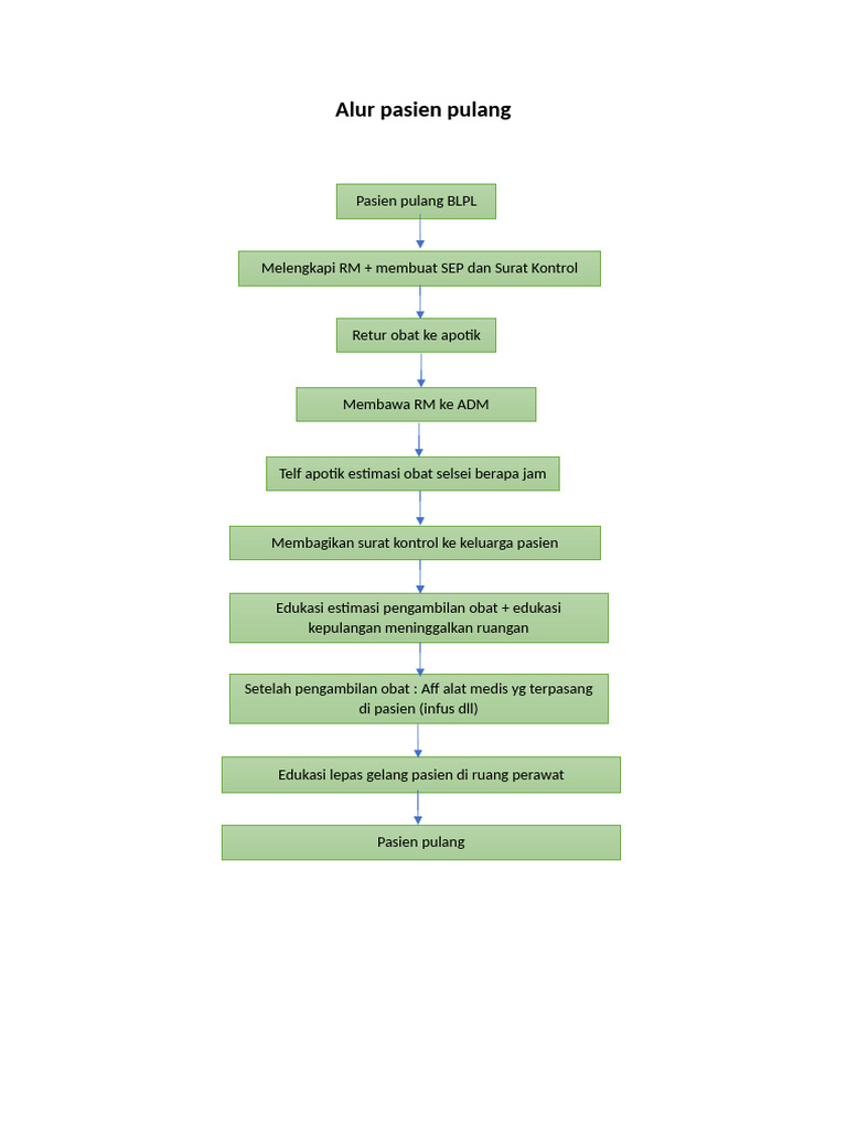 Alur pasien pulang | PDF