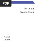 Manual de Usuario - Portal de Proveedores ICA | PDF | Archivo de computadora | Software