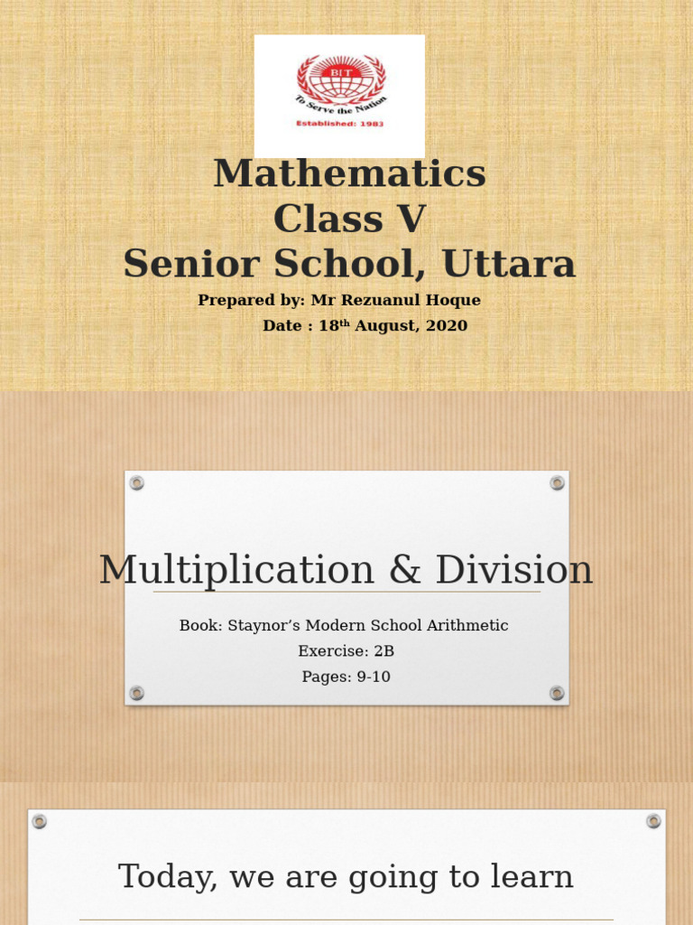 18th August | PDF | Teaching Methods & Materials