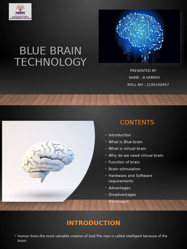 Blue Brain | PDF | Input/Output | Central Processing Unit