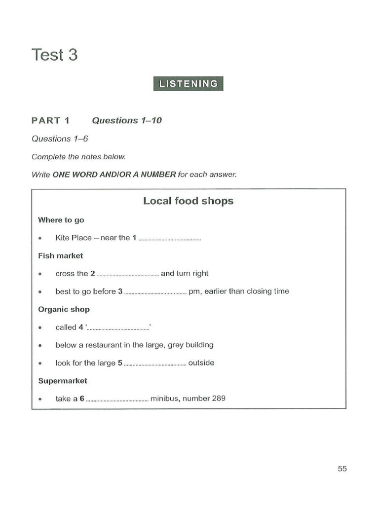 CAMBRIDGE 19 - TEST 3 | PDF
