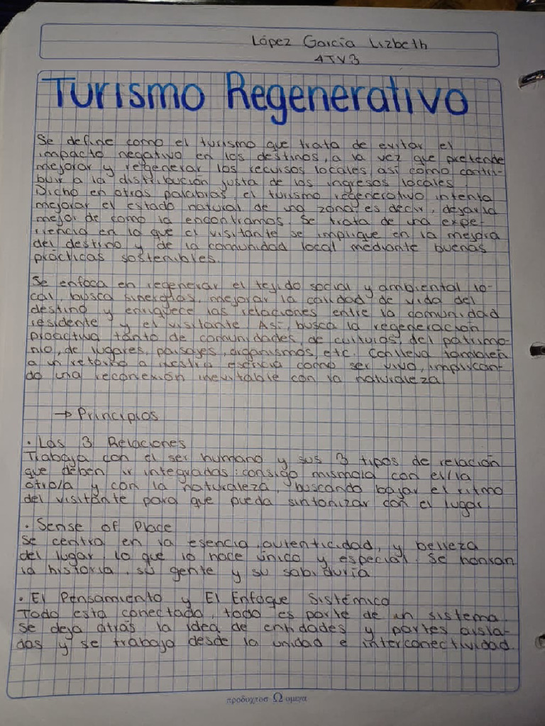 Turismo Regenerativo | PDF