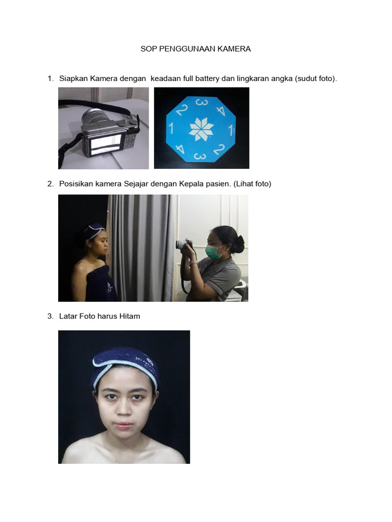 Contoh SOP foto before after treatment | PDF