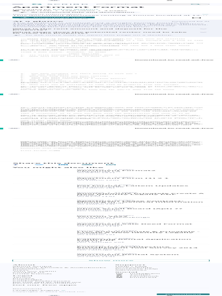Apartment Format PDF Telecommunications Computing | PDF | Computing