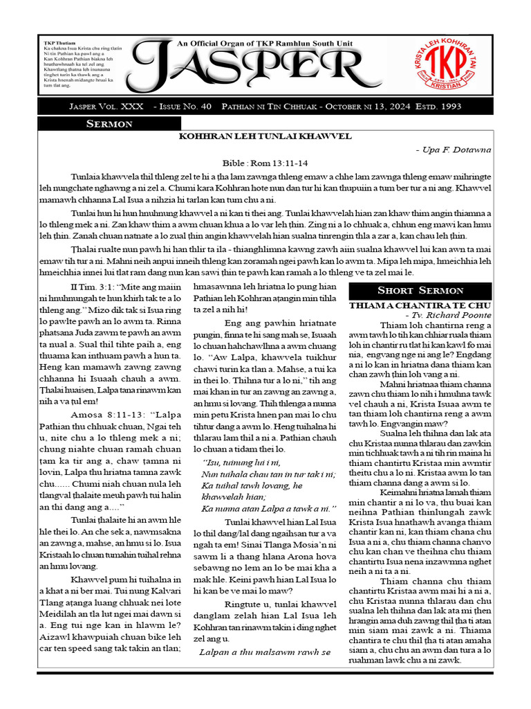 13 October Jasper | PDF