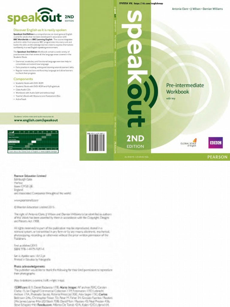 Speakout 2ed Pre Intermediate WB 2015 | PDF