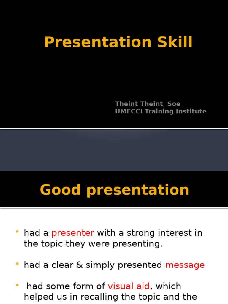 Preparing Effective Presentations | PDF | Body Language | Human Communication