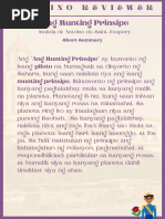 10 Aralin 3 Ang Munting Prinsipe | PDF