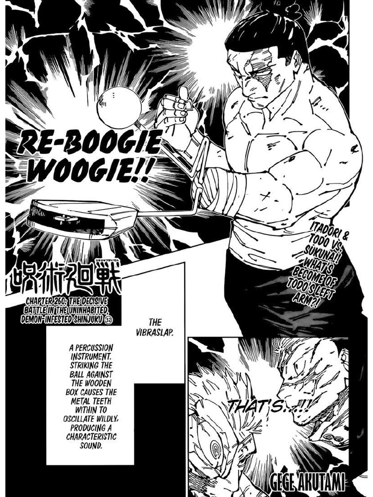 Jujutsuu Kaisen - Chapter 260 | PDF