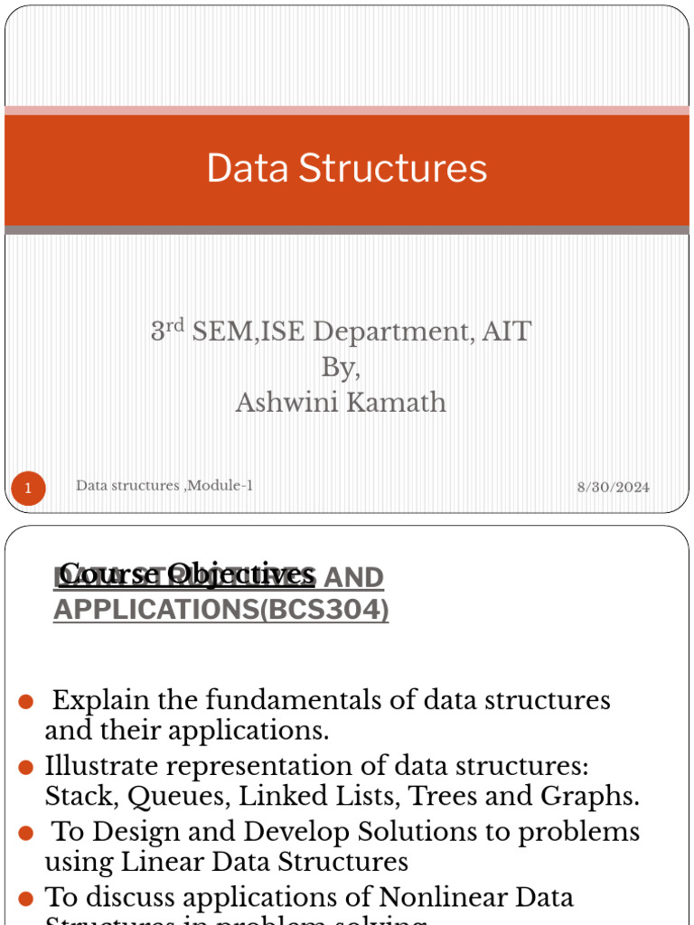 Ds Module 1 Upto Sparse Matrix Pptx 1 Pdf Pointer Computer Programming Matrix