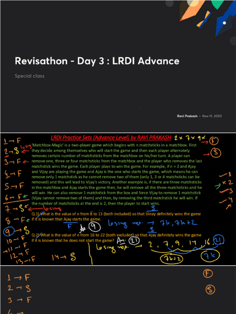 Revisathon Day 3 LRDI Advance With Anno | PDF