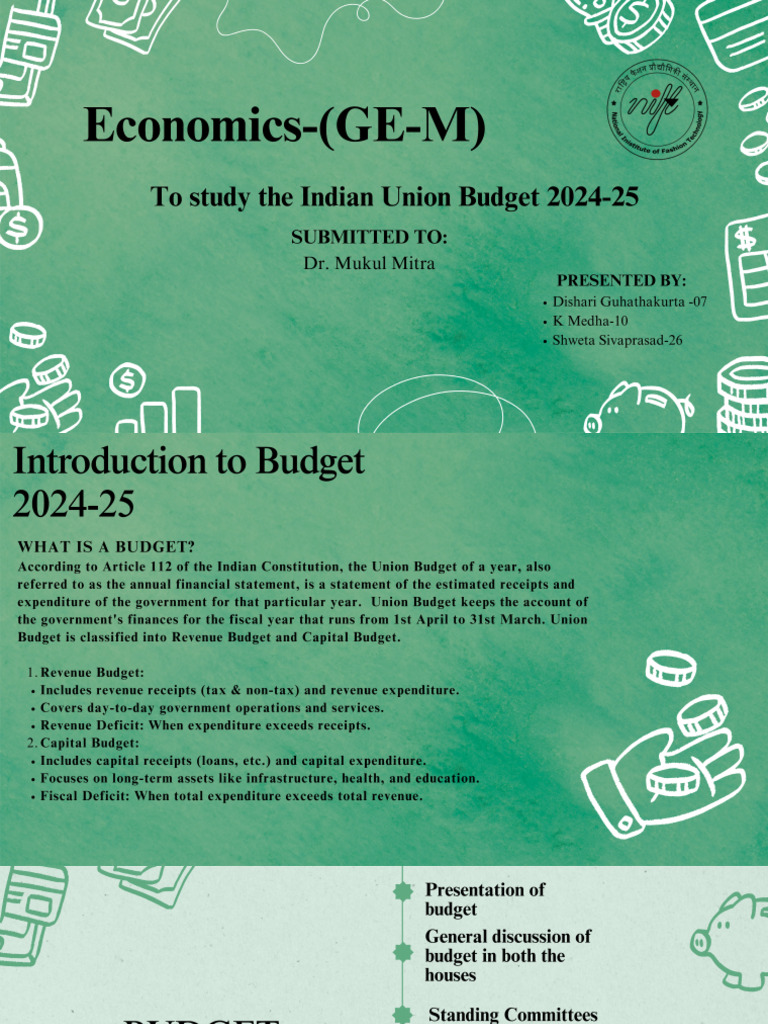 Green Modern Financial Management Presentation | PDF