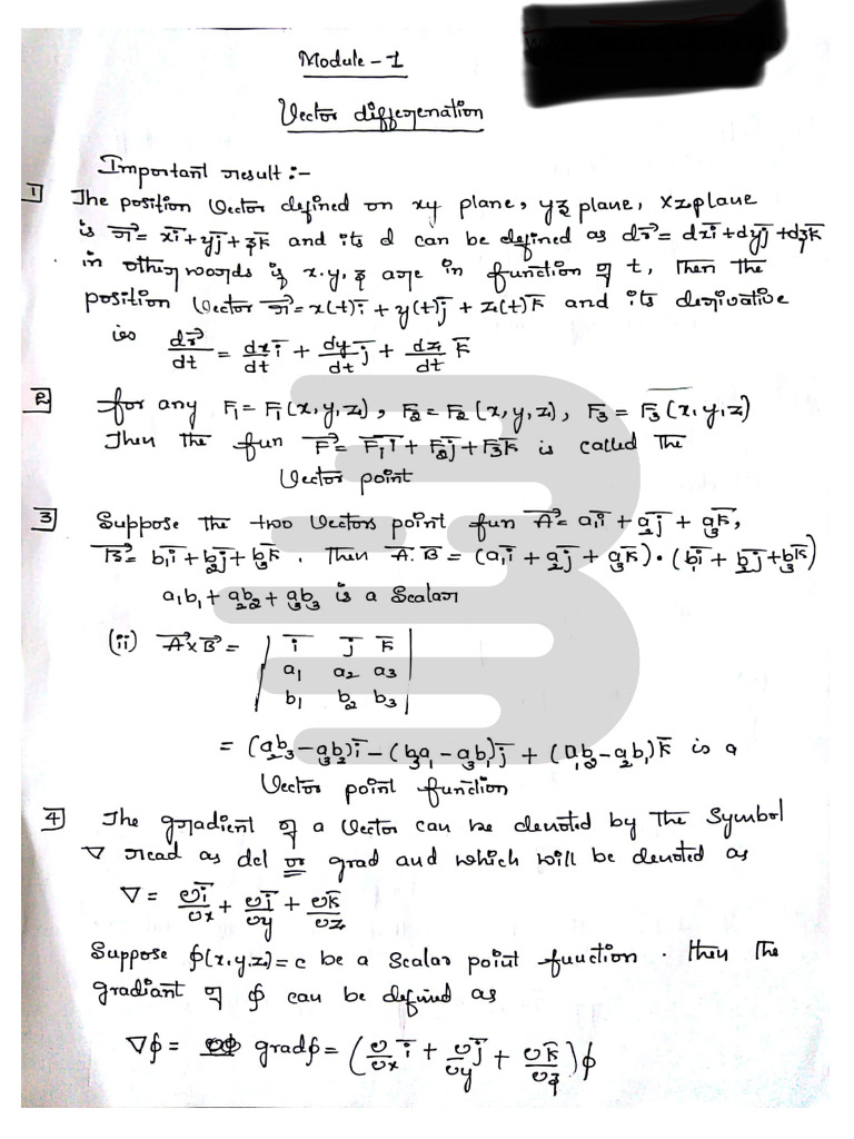 Mat 2 Mod 1 Notes | PDF