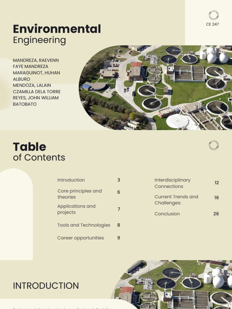Environmental Engineering | PDF | Environmental Engineering | Sustainability