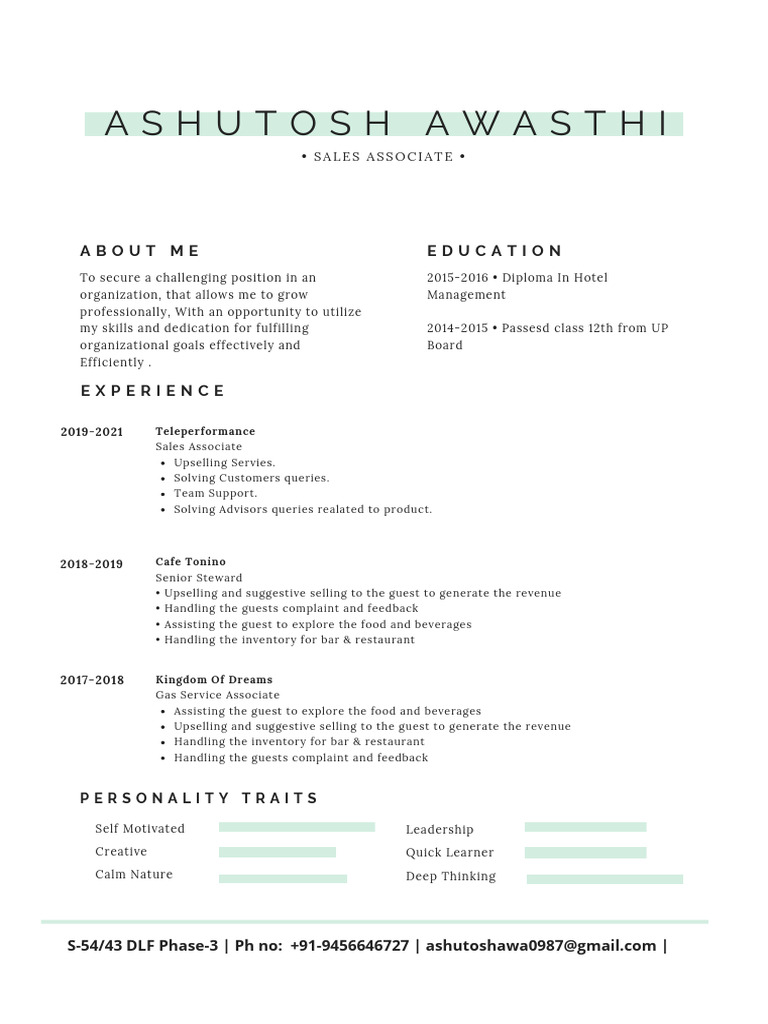 Ashutosh Awasthi 2 | PDF