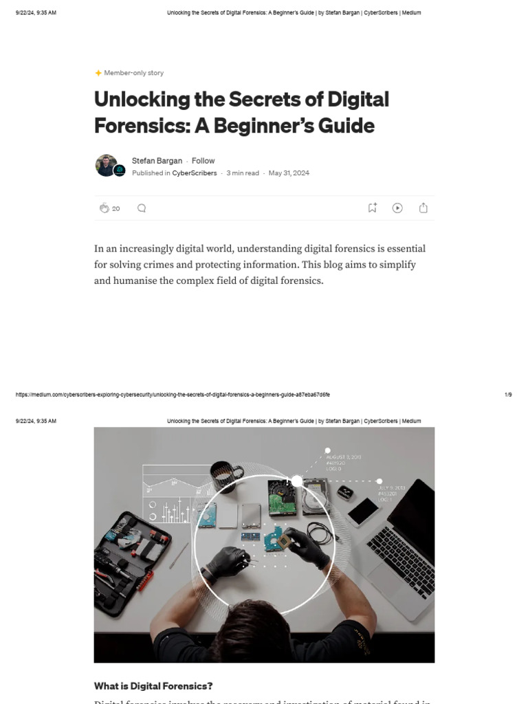 Unlocking The Secrets of Digital Forensics | PDF | Digital Forensics | Forensic Science