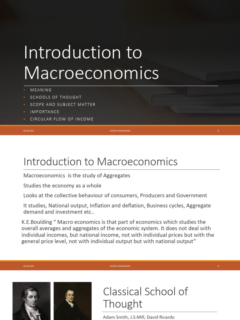 Introduction To Macroeconomic | PDF | Macroeconomics | Keynesian Economics