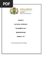 Grade 9 Ns Term 3 Scope | PDF