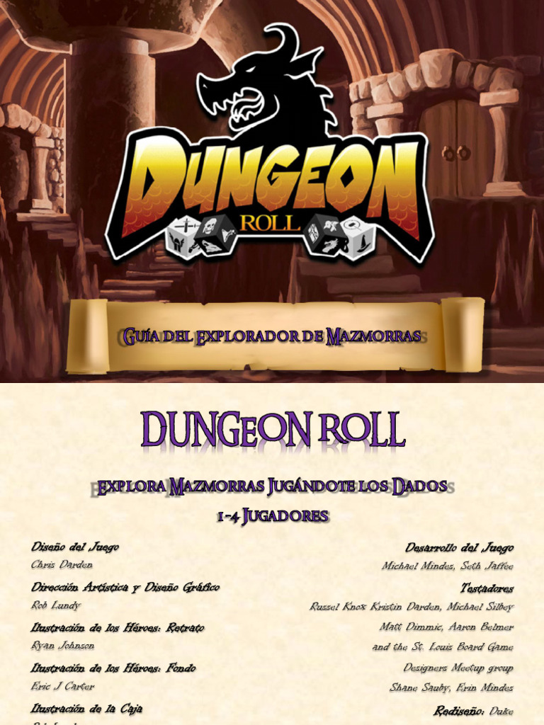 Dungeon roll reglamento | PDF