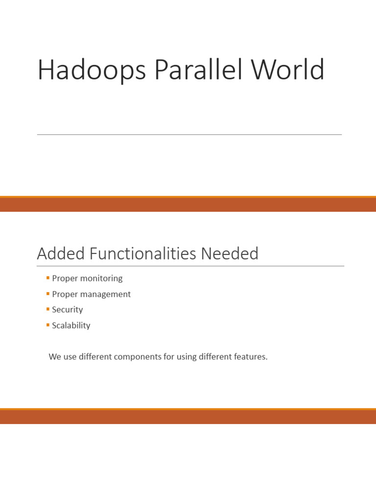 Unit 2 | PDF | Apache Hadoop | Computer Cluster
