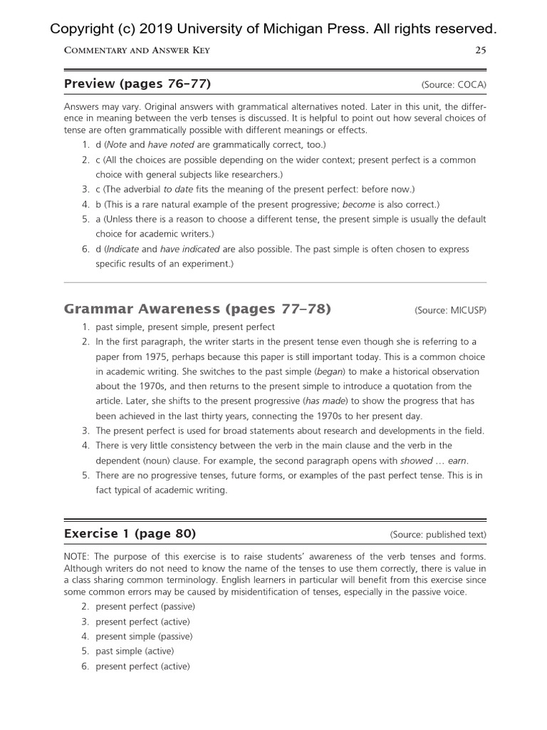 LMS Assignment 17 Oct KEYS | PDF | English Language | Grammatical Tense