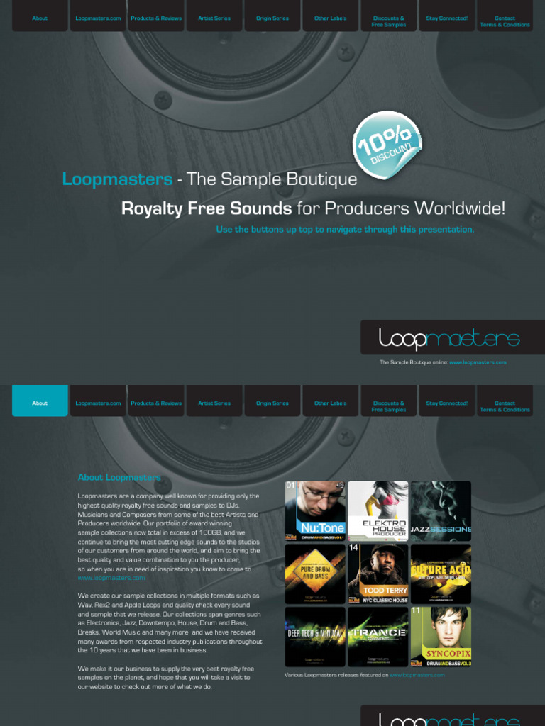 Loopmaster SampleBoutique | PDF | License
