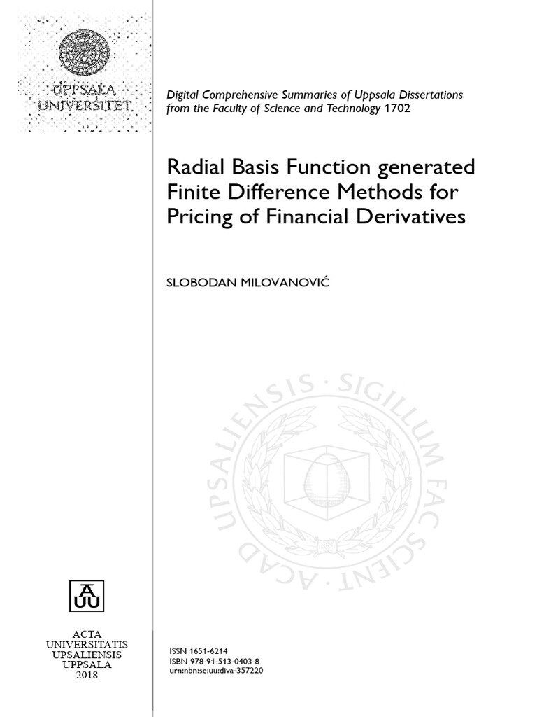 FULLTEXT01 | PDF | Partial Differential Equation | Mathematical Analysis