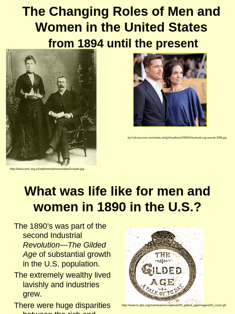 Evolution of Gender Roles in America | PDF | Woman
