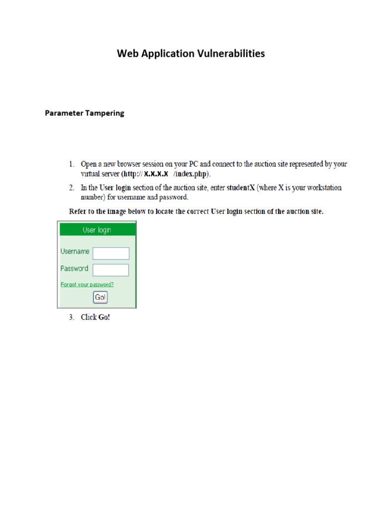 Web Application Vulnerabilities | PDF Web Application Vulnerabilities | PDF
