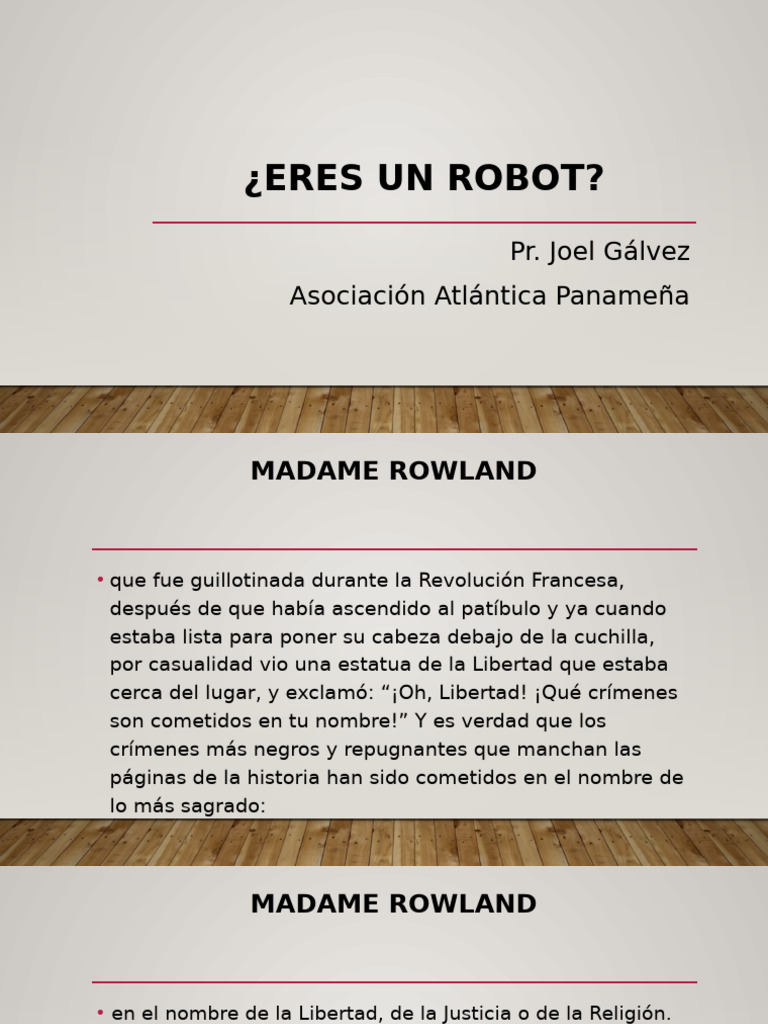 Eres Un Robot | PDF