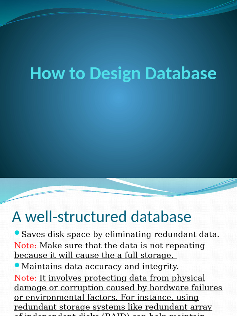Database Design Essentials | PDF | Databases | Data