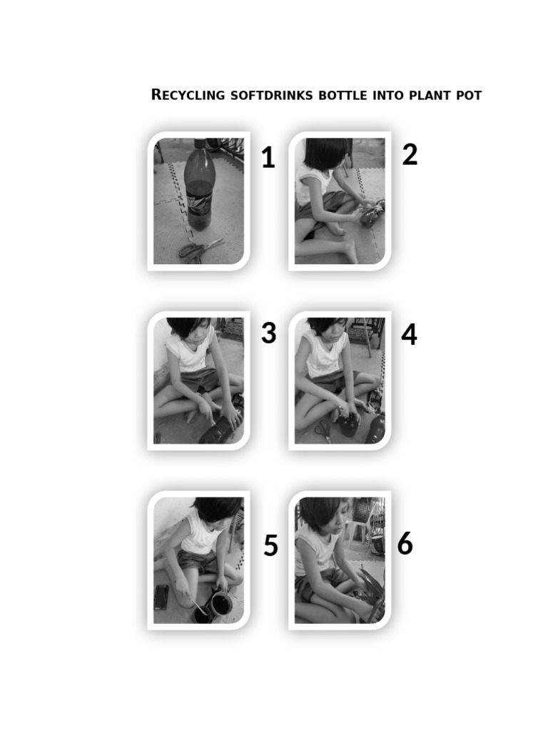 Recycling softdrinks bottle into plant pot | PDF