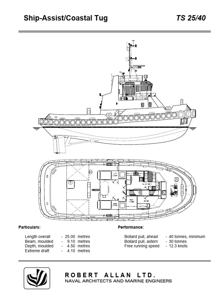 ts25-40 | PDF | Tugboat | Shipping