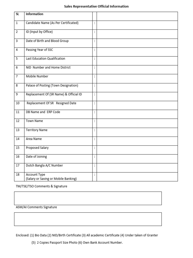 Recruitment Information Format | PDF | Law