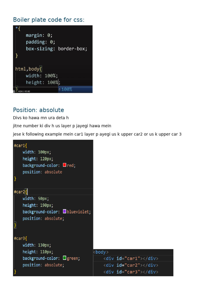 CSS Layout Techniques Guide | PDF
