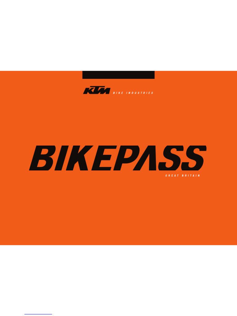 KTM Bikepass User Manual | PDF | Vehicle Technology | Private Transport
