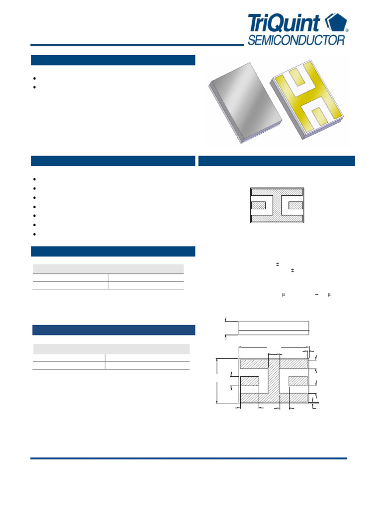 Qurvo RF BAW Filter | PDF | Electrical Engineering | Electronics