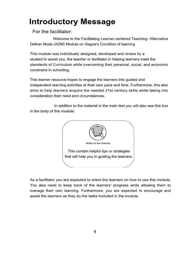 Module FLCT | PDF | Learning | Instructional Design