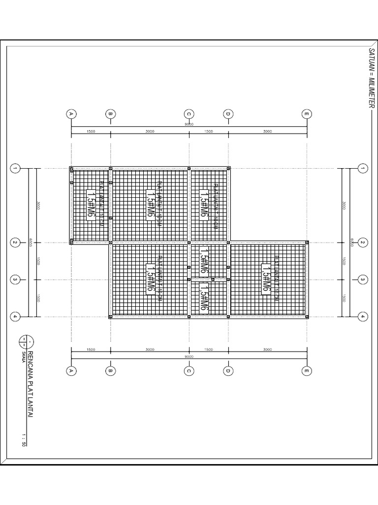 M7 - Rencana Plat Lantai | PDF