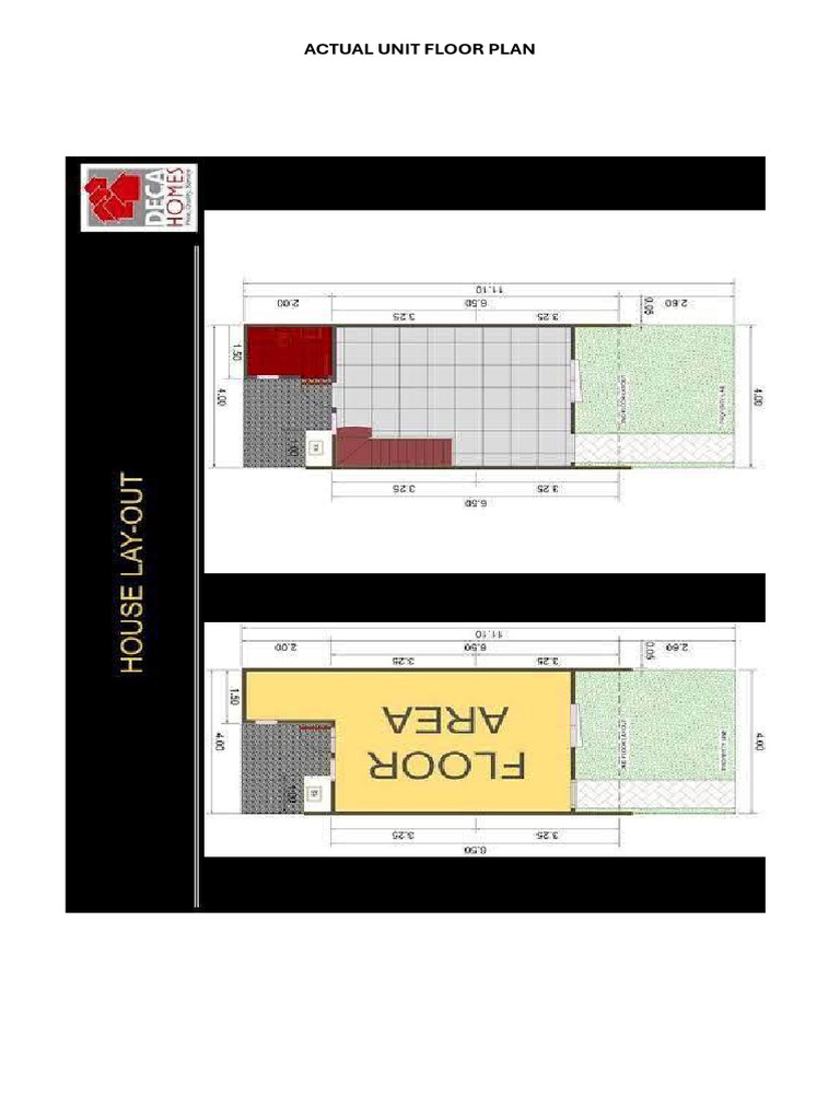 Actual Unit Floor Plan | PDF | Home & Garden