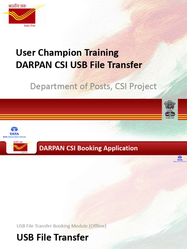 CSI USB File upload Download | PDF | Download | Online And Offline