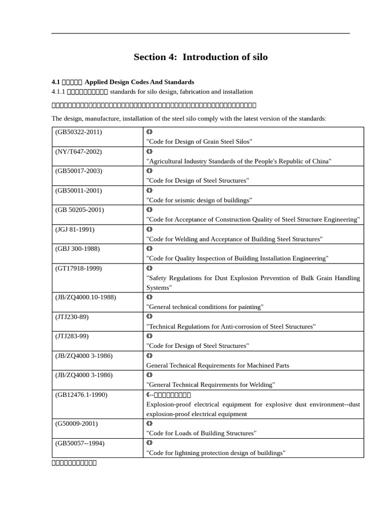 Silo - Section 4 | PDF | Specification (Technical Standard ...