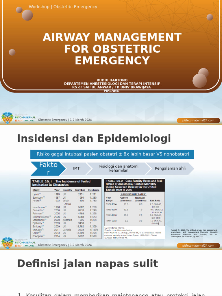 WS OE1 - Airway Management and Blind Intubation Through LMA EDITED NEW | PDF