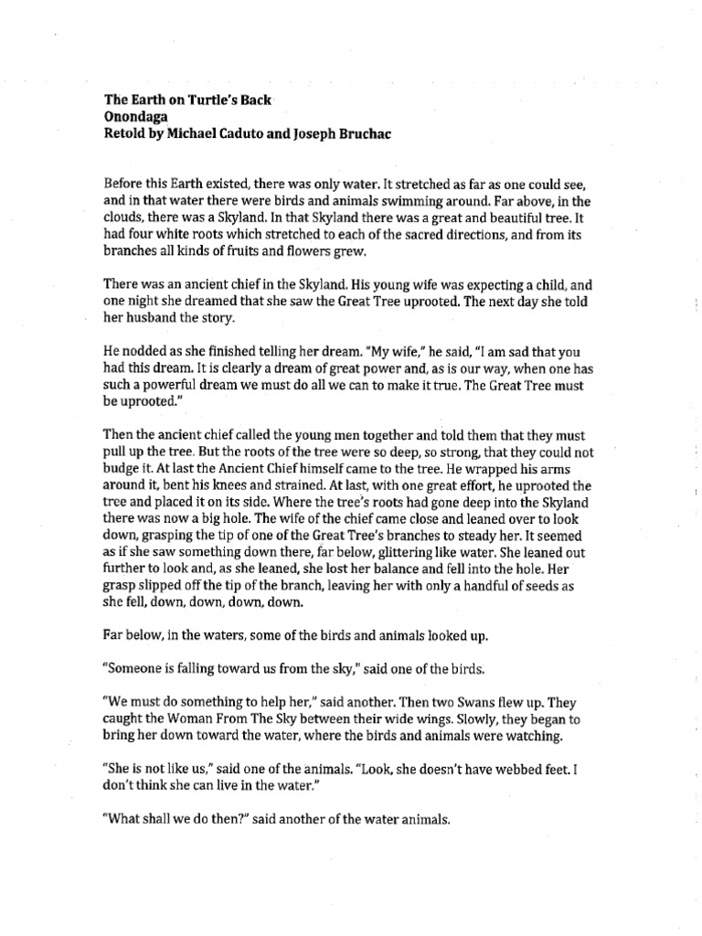 The Earth On The Turtle's Back | PDF