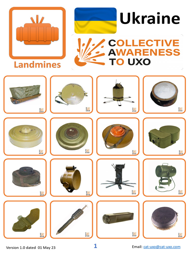 Ukraine Landmines - CAT-UXO | PDF | Shell (Projectile) | Land Mine