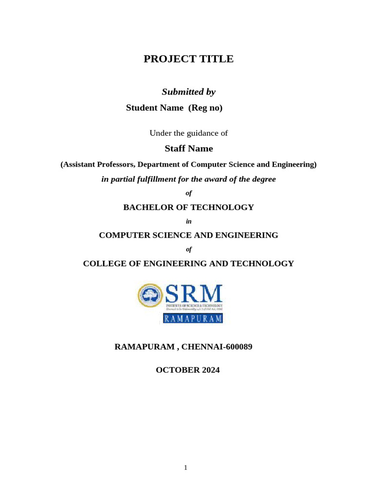 DSA Mini Project Template | PDF