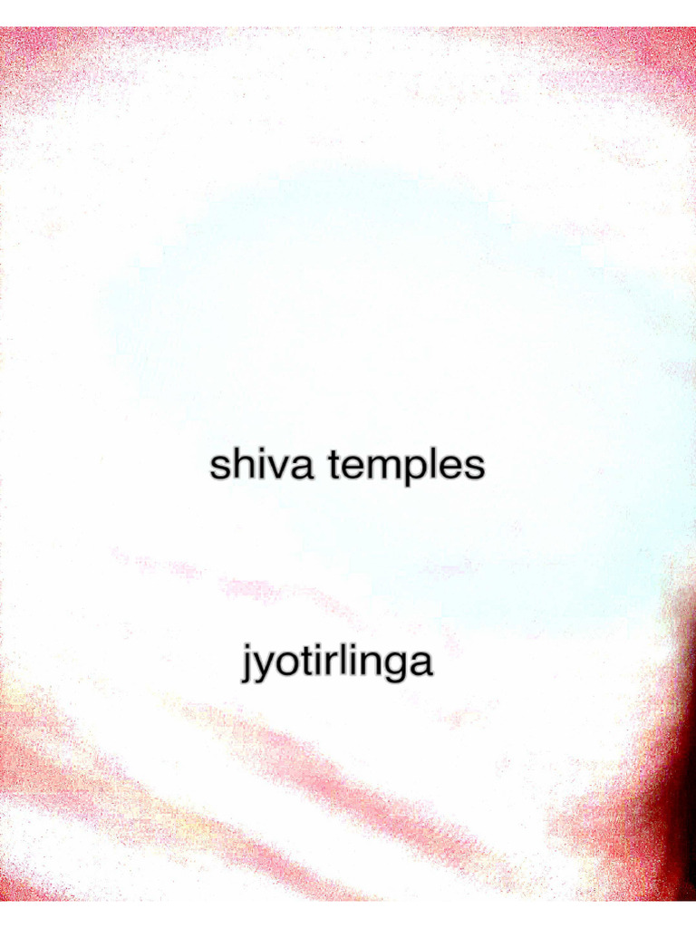 Shiva Temples | PDF