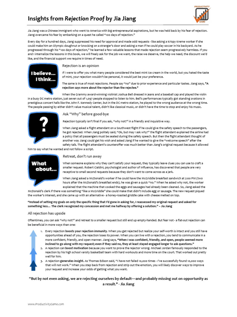 Rejection Proof | PDF