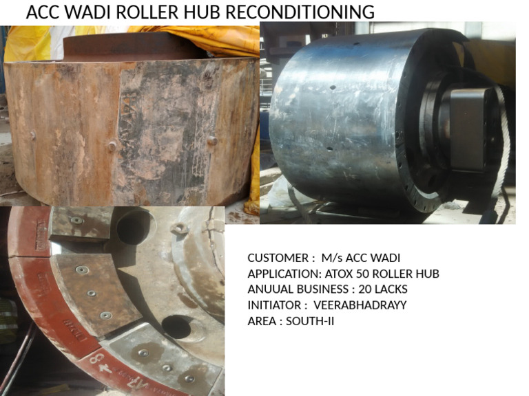 Acc Wadi Roller Hub Reconditioning | PDF