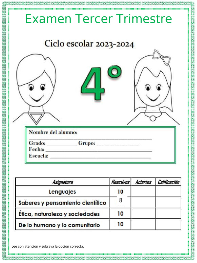 exa 4 tercer tri | PDF | Igualdad de género | Estudios de género